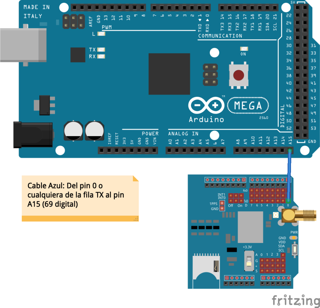 Obtención de datos Gps con la placa ITEAD GPS Shield 1.1 y Arduino Mega. – DaniBeltra.com